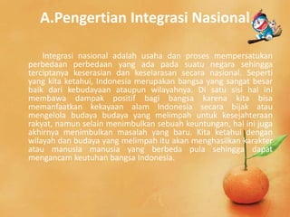 1. intergrasi nasional power_point | PPTX