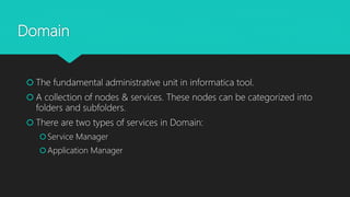 1. informatica power center architecture | PPTX