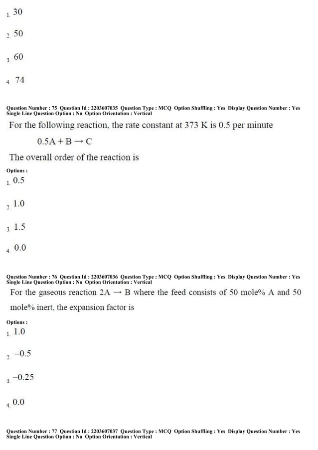 AP PGECET Chemical 2018 question paper | PDF