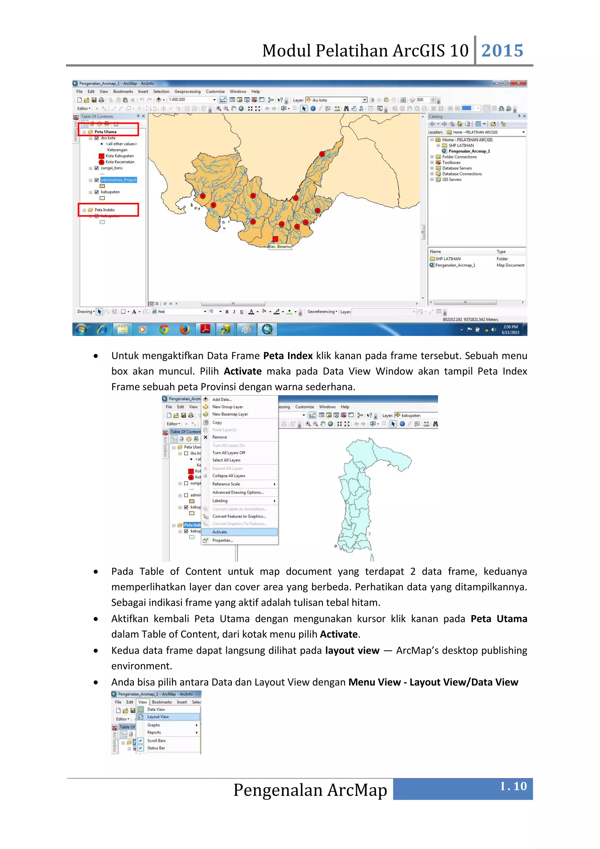 Pengenalan ArcMap | PDF