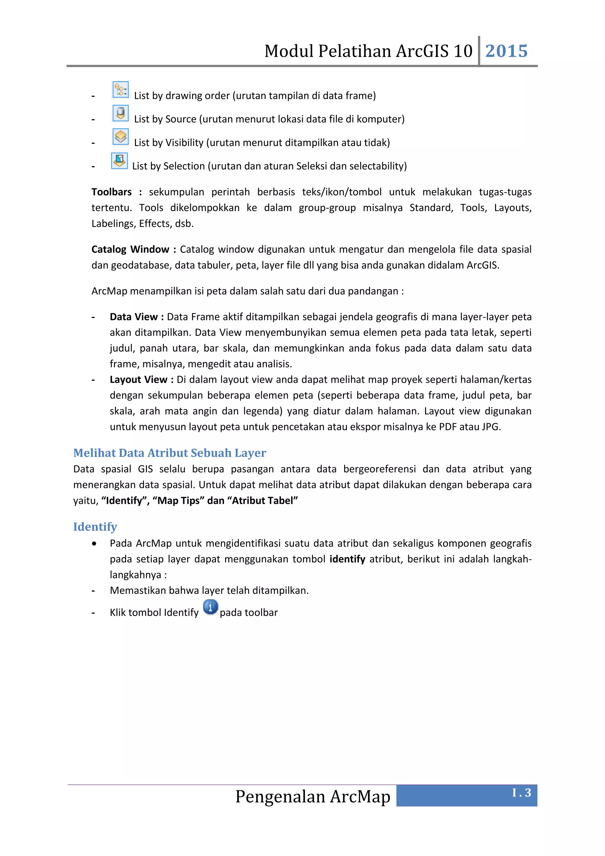 Pengenalan ArcMap | PDF