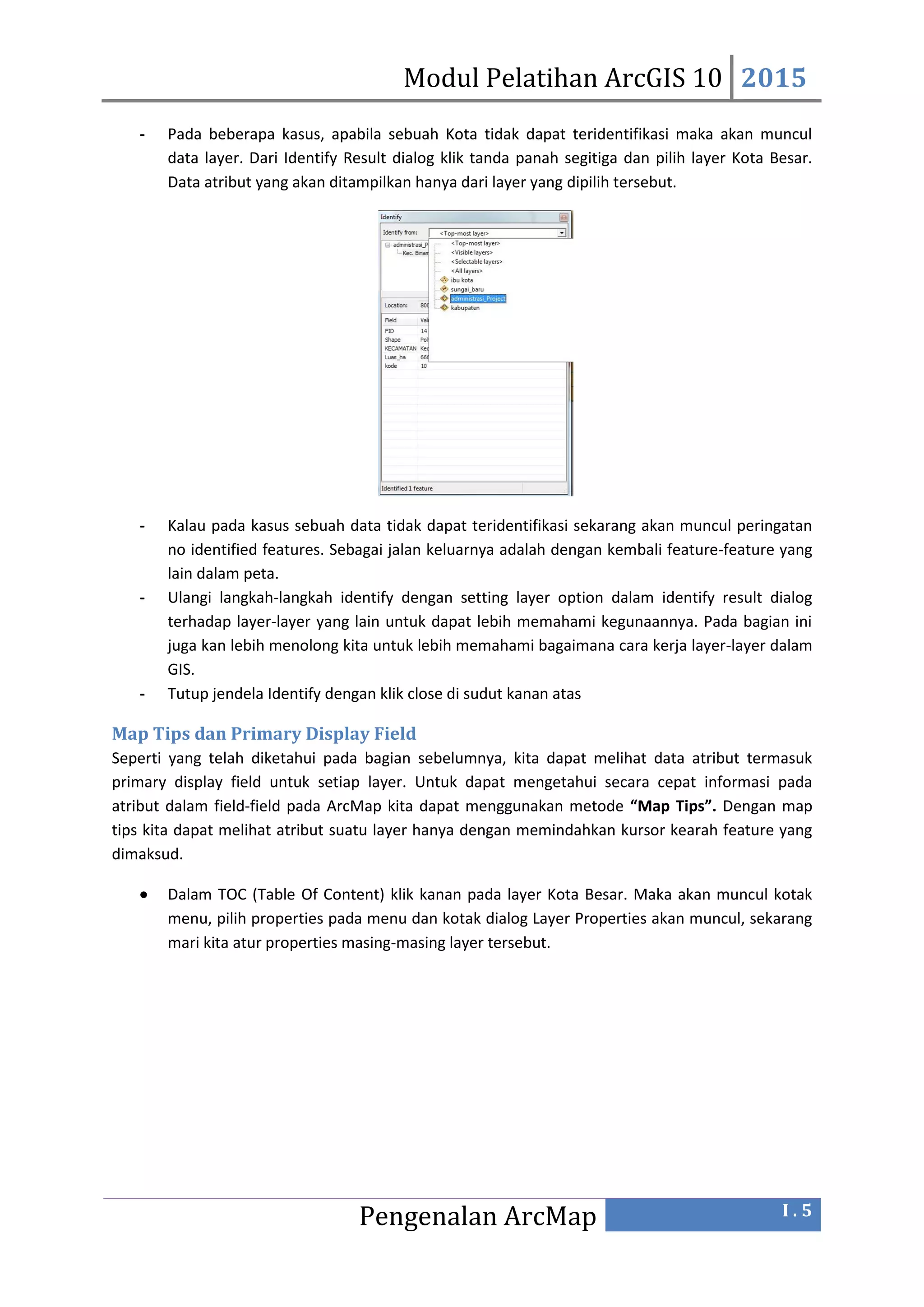 Pengenalan ArcMap | PDF