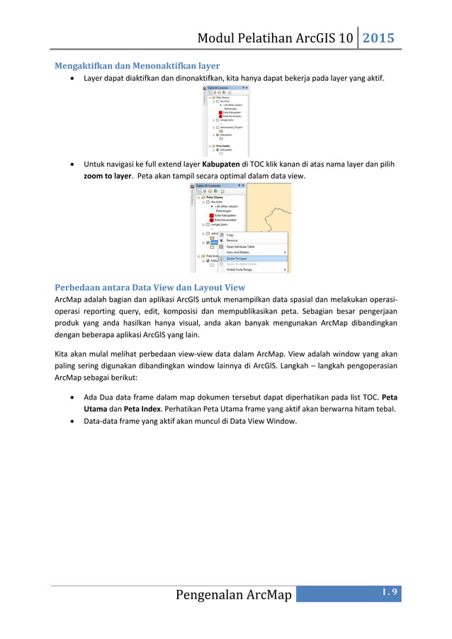 Pengenalan ArcMap | PDF