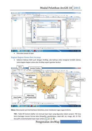 Pengenalan ArcMap | PDF