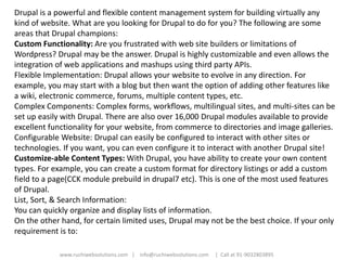 Drupal8 corporate training in Hyderabad | PPT
