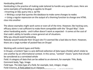 Drupal8 corporate training in Hyderabad | PPT