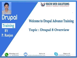 Drupal8 corporate training in Hyderabad | PPT
