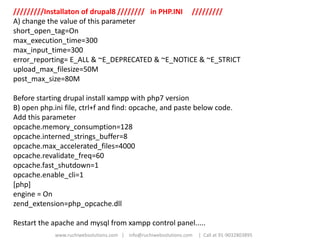 Drupal8 corporate training in Hyderabad | PPT