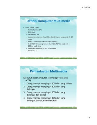 1. Materi pendahuluan Multimedia | PDF