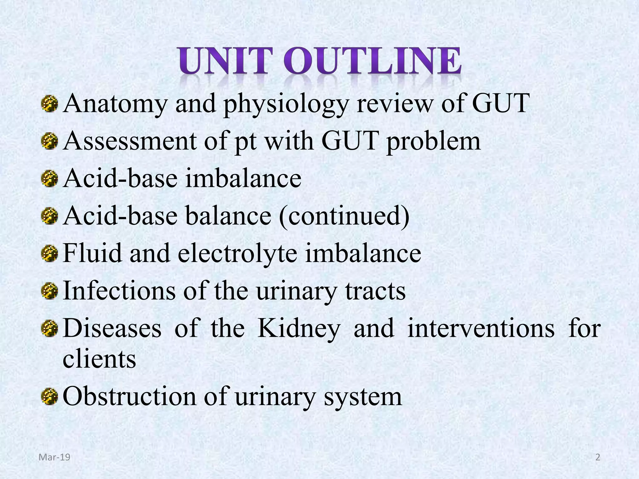 genito urinary disorders medical surgical ii | PPTX