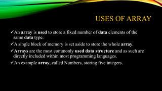 1.Array and linklst definition | PPT