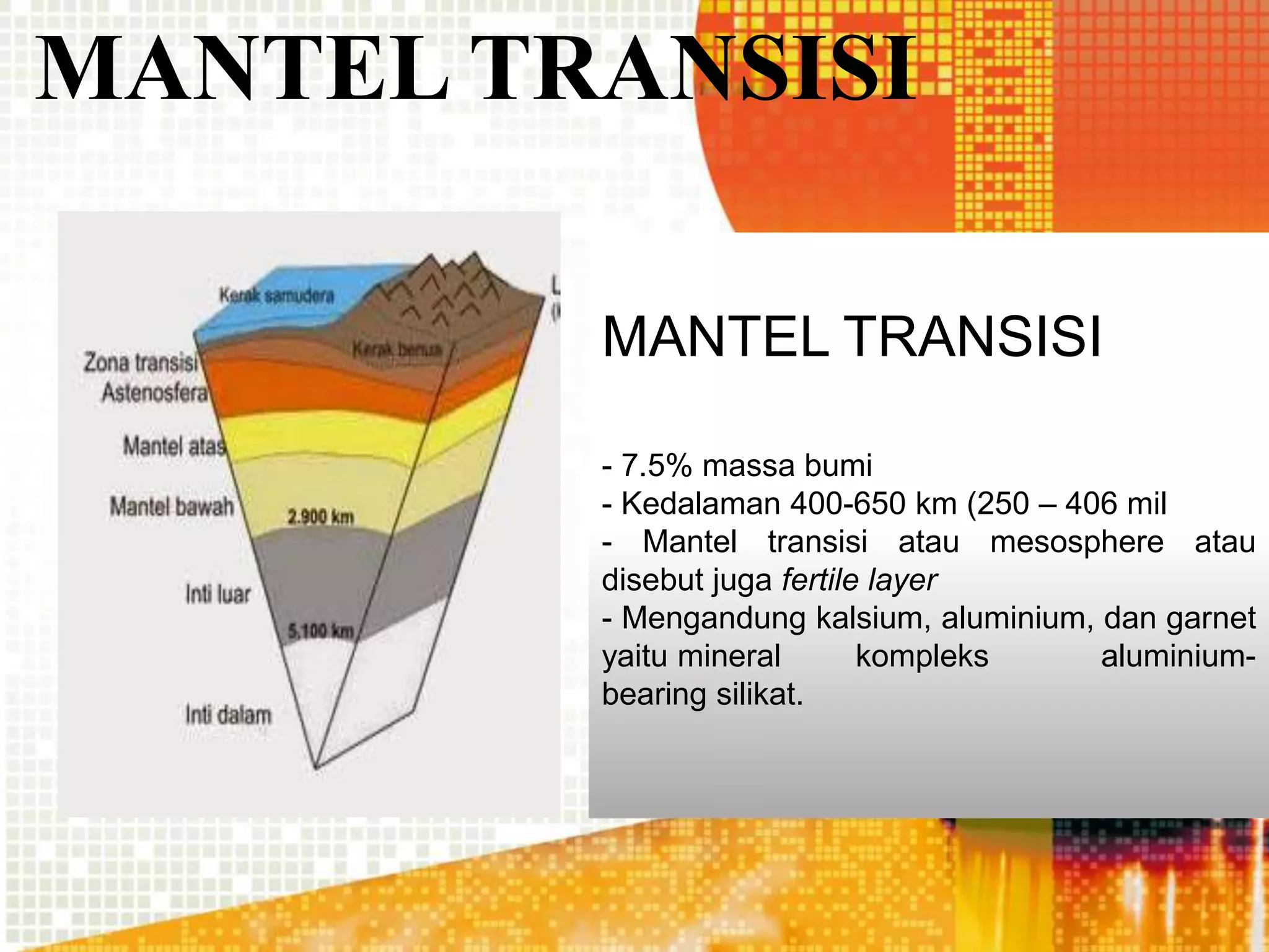 1.struktur interior bumi ILMU PENGETAHUAN BUMI DAN ANTARIKSA Nurul ...