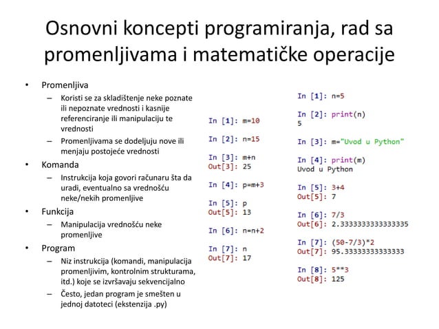 OKAP 2.2 Python programiranje - korak po korak | PPT