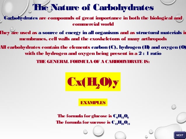 The Nature of Carbohydrates | PPT | Chemistry | Science