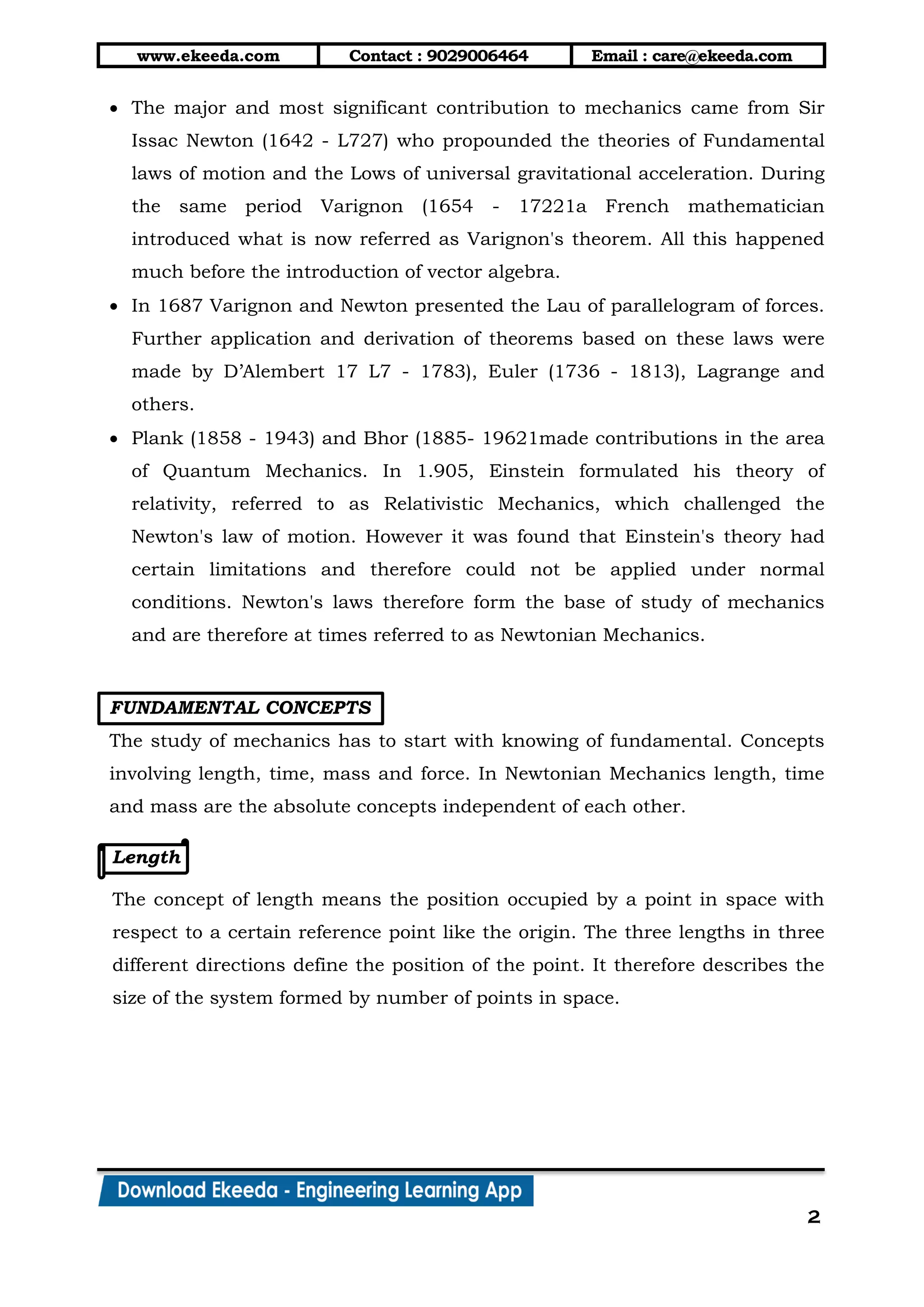 Engineering Mechanics | PDF