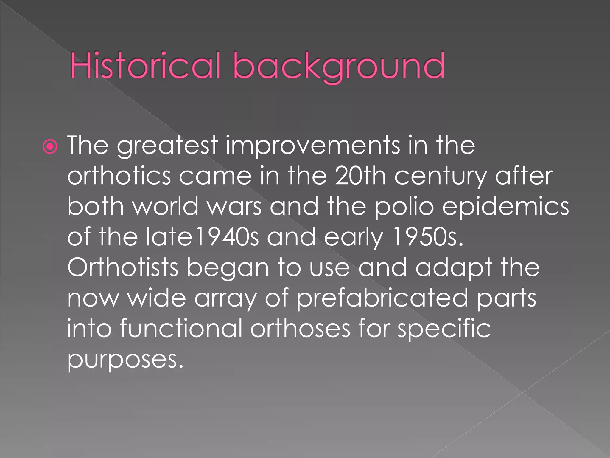 1.introduction to orthotics | PDF