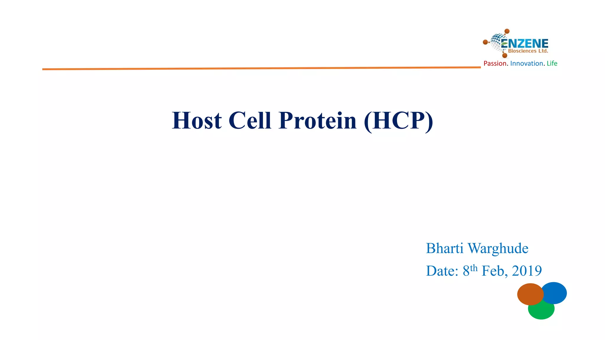 Host Cell Proteins | PPT