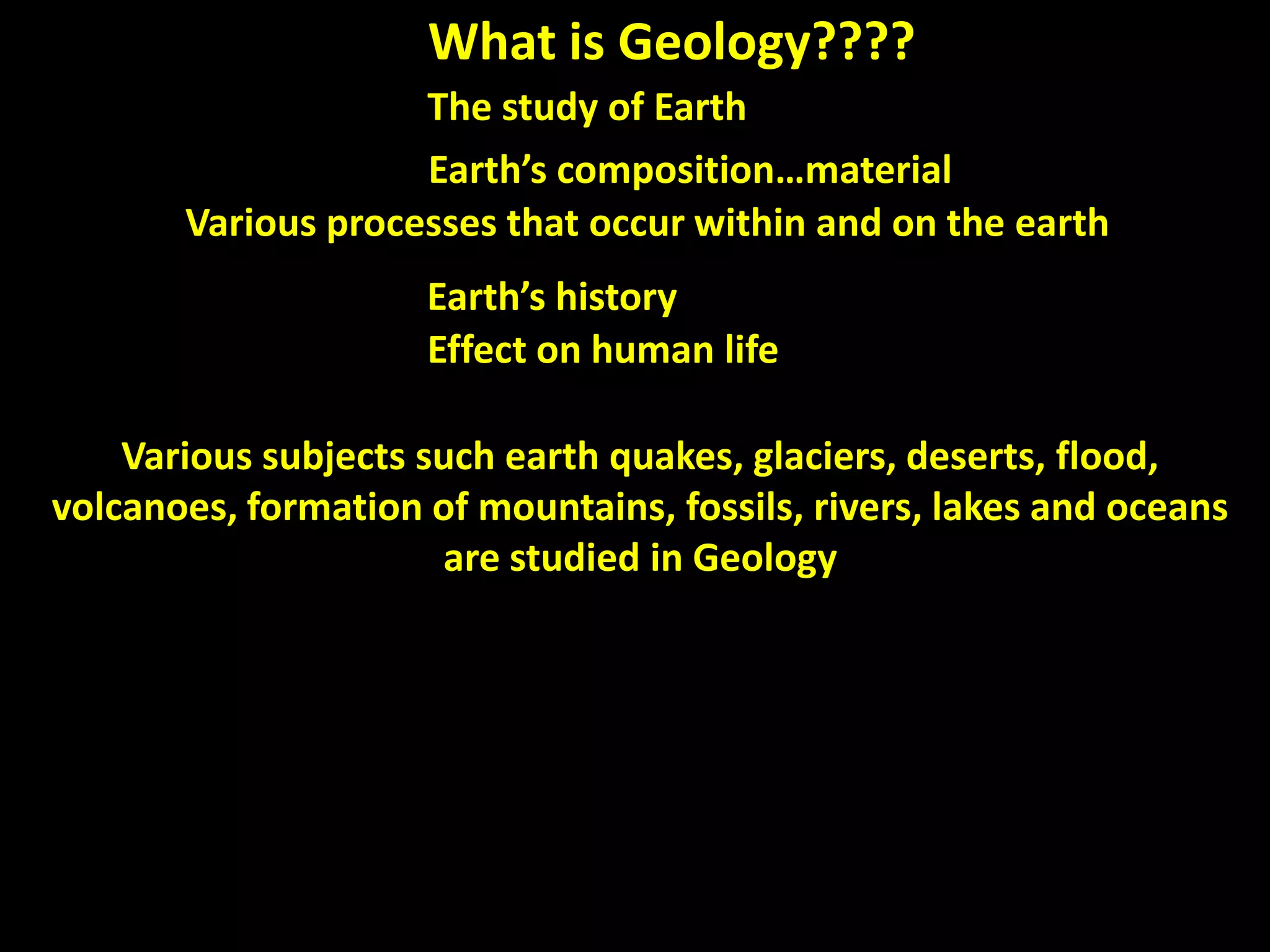 General introduction to geology | PDF