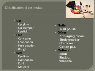 Introduction to cosmetics | PDF