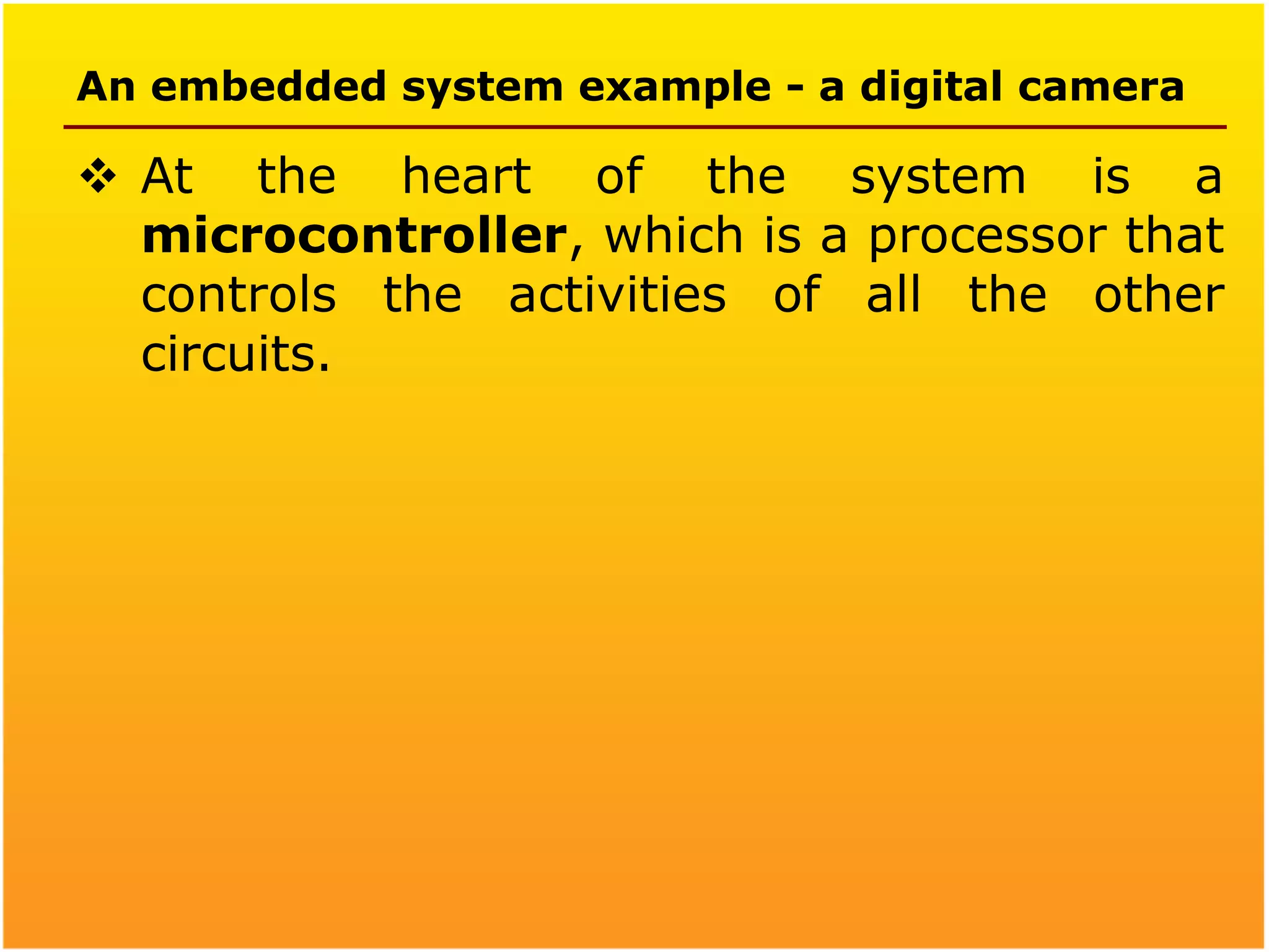 Introduction to embedded system | PPTX