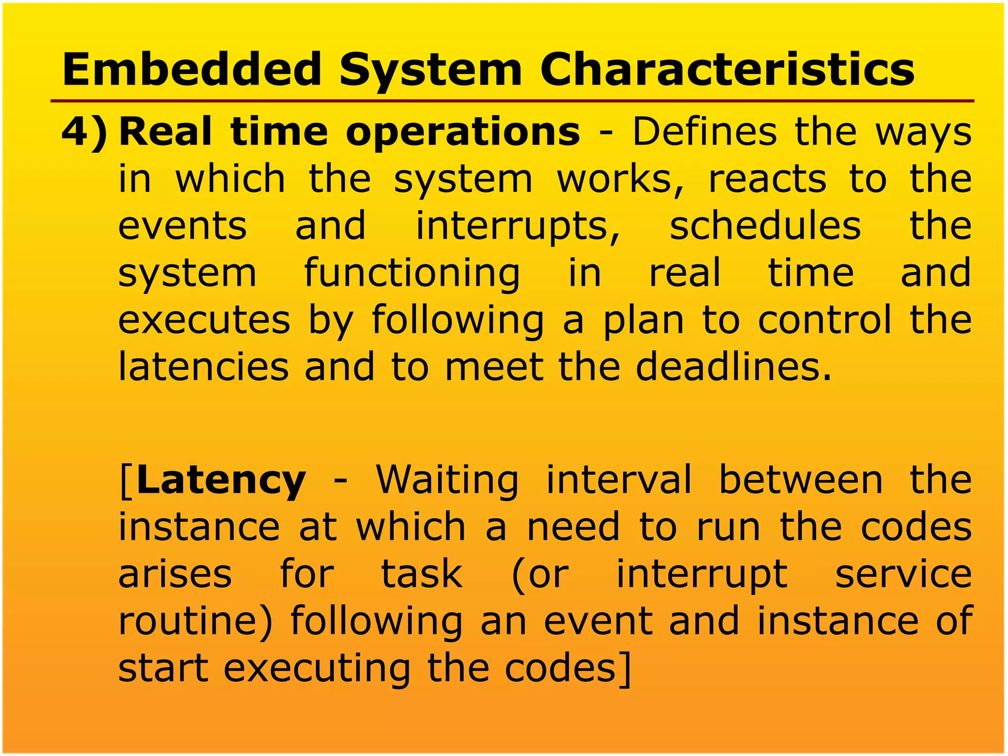 Introduction to embedded system | PPTX