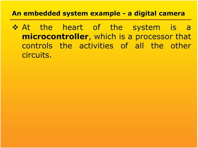 Introduction to embedded system | PPTX