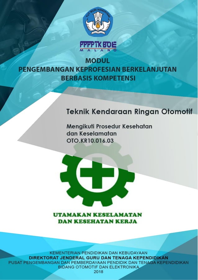 1.buku modul oto.kr10.016.03 mengikuti prosedur kesehatan dan keselamatan | PDF