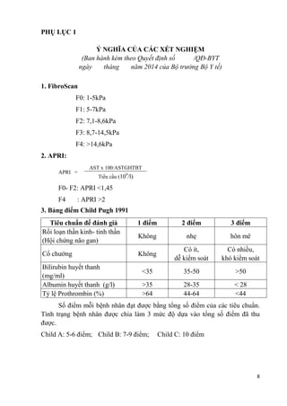 Hướng dẫn chẩn đoán và điều trị bệnh viêm gan B - Bộ Y tế | PDF