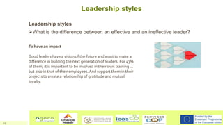 Leadership - Co-operative values and culture - LeadFarm Project | PPTX