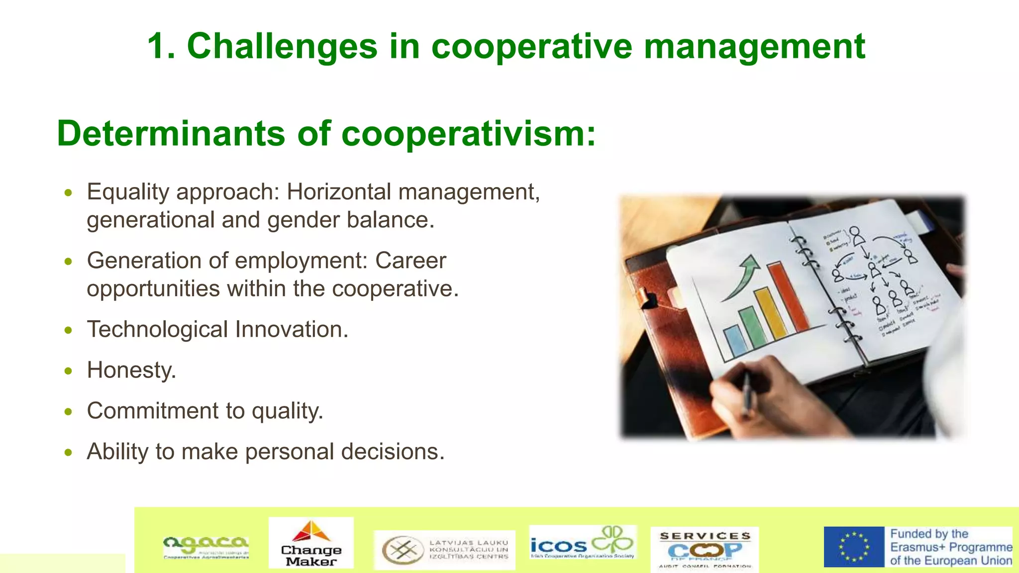 Organizational skills - Co-operative values and culture | PPT