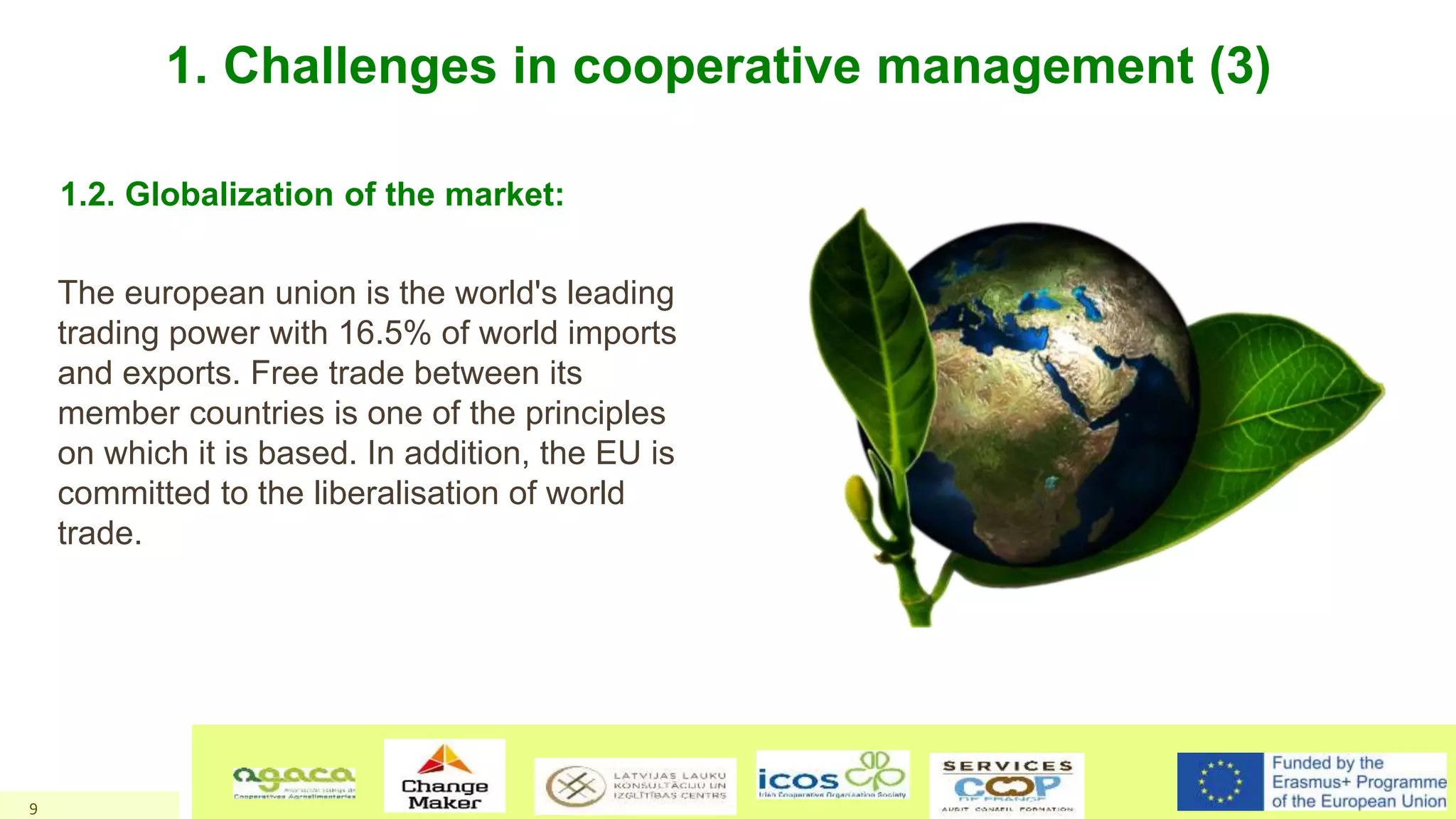 Organizational skills - Co-operative values and culture | PPT