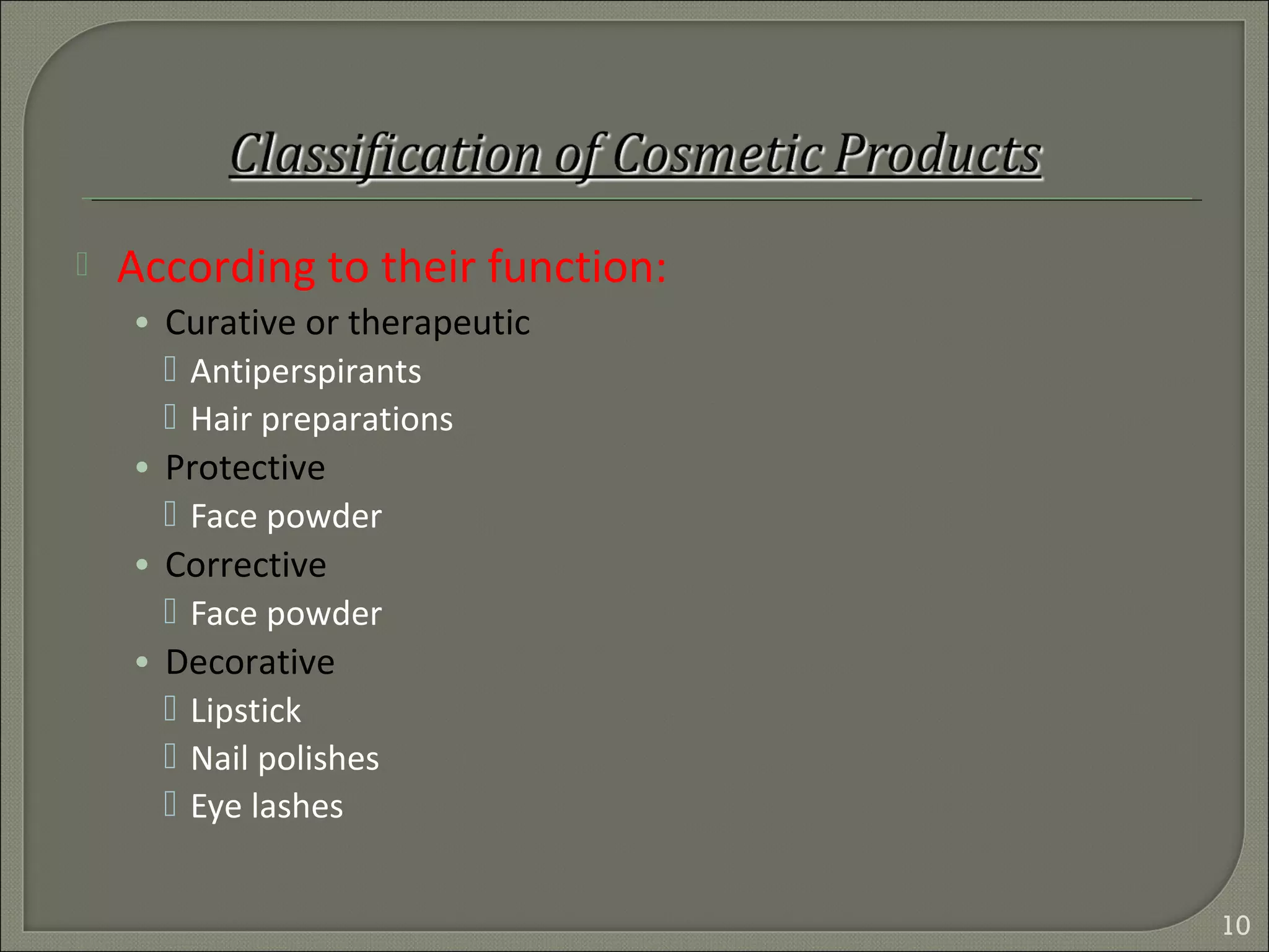 Introduction to cosmetics | PPT