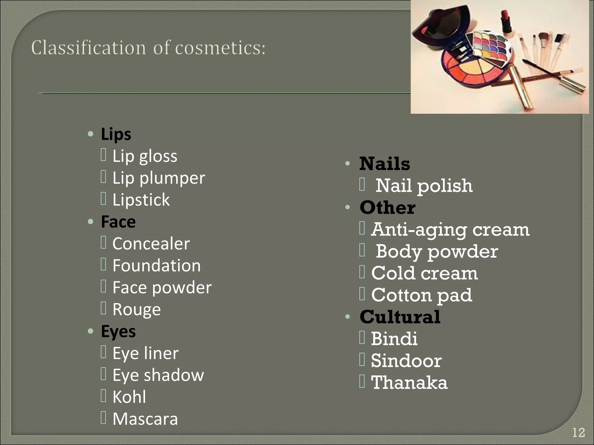 Introduction to cosmetics | PPT