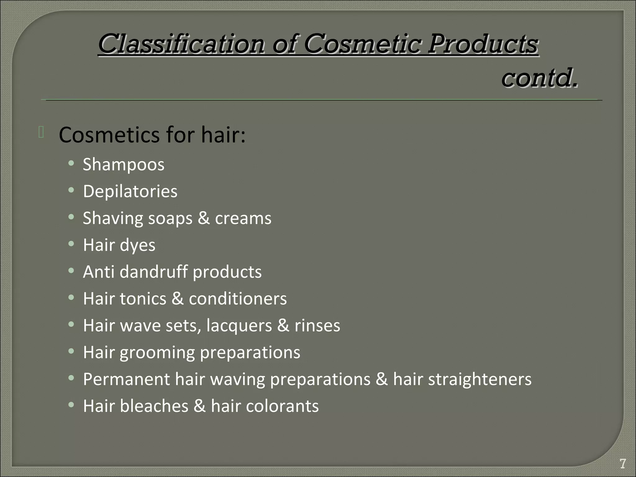 Introduction to cosmetics | PPT