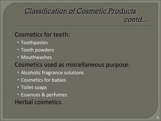 Introduction to cosmetics | PPT