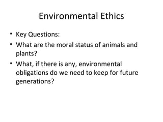 1. environmental ethics | PPS