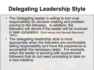 Delegating Effectively _Materi Training "LEADERSHIP & MANAGEMENT SKILL ...
