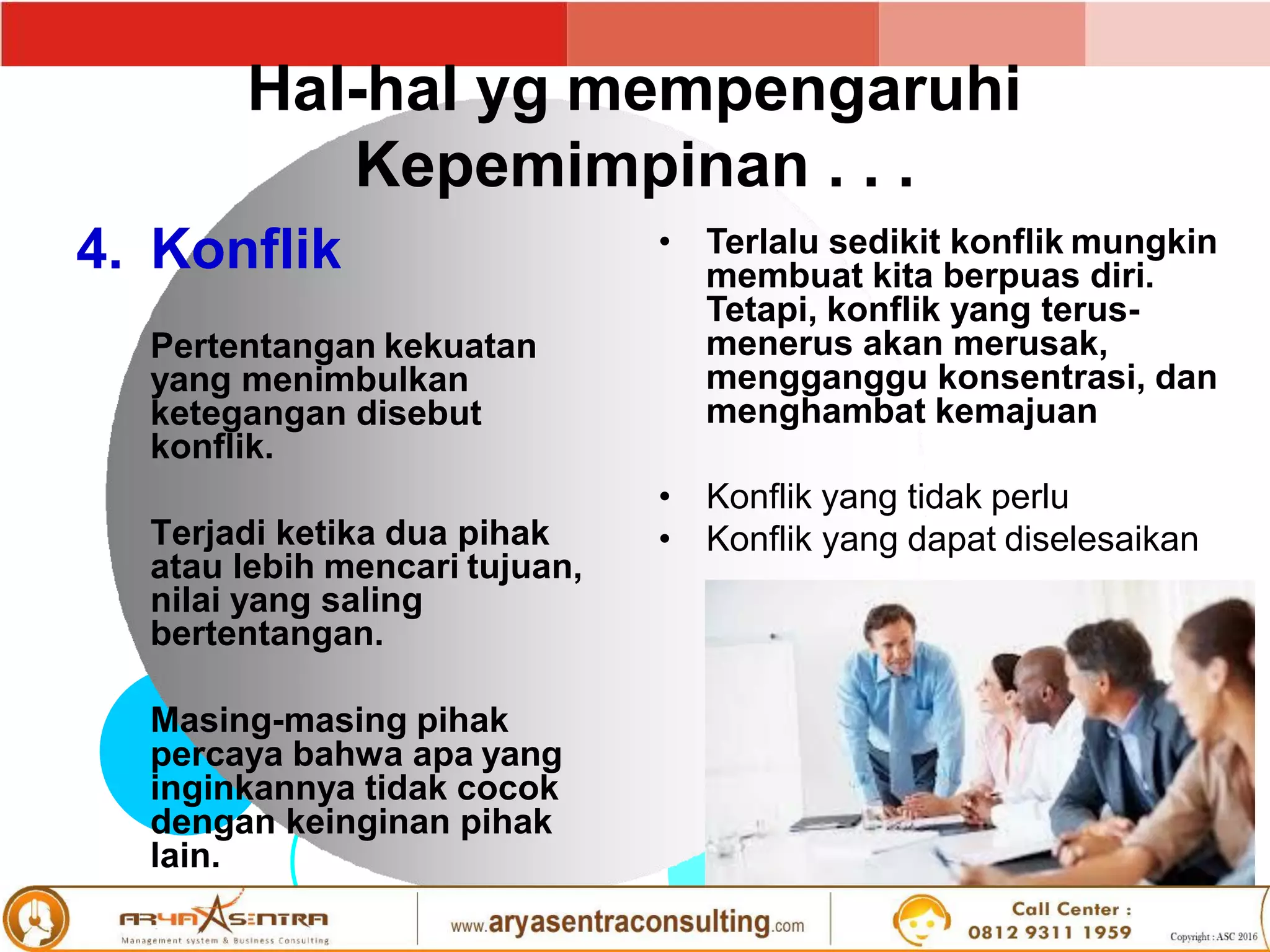 Leadership concept _Materi Training "LEADERSHIP & MANAGEMENT SKILL" | PDF
