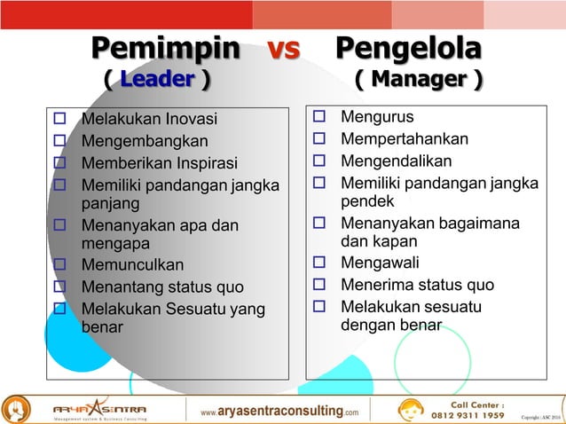 Leadership concept _Materi Training "LEADERSHIP & MANAGEMENT SKILL" | PDF