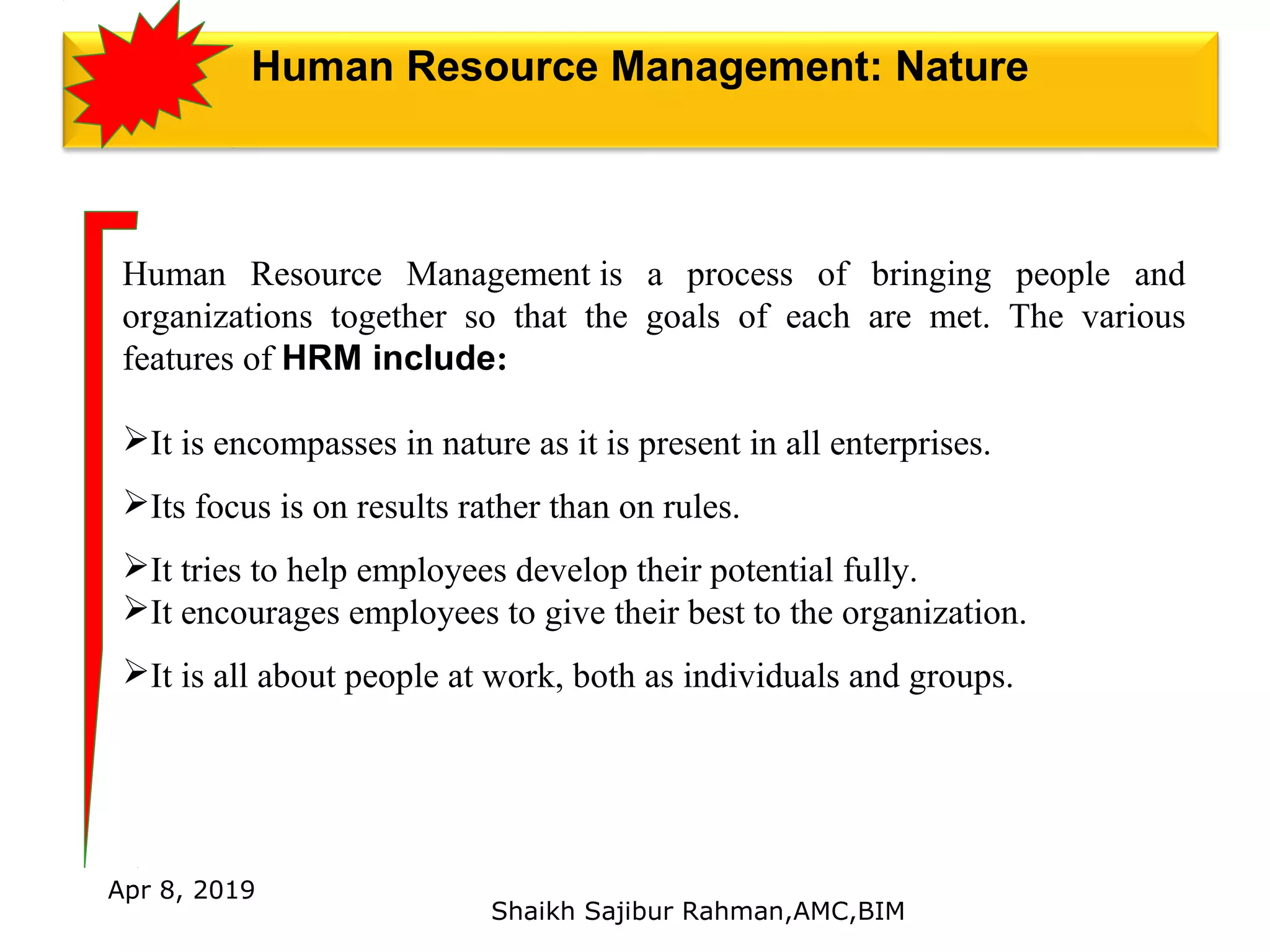 Fundamental of Human Resource Management (BIM) | PPT | Human Resources ...
