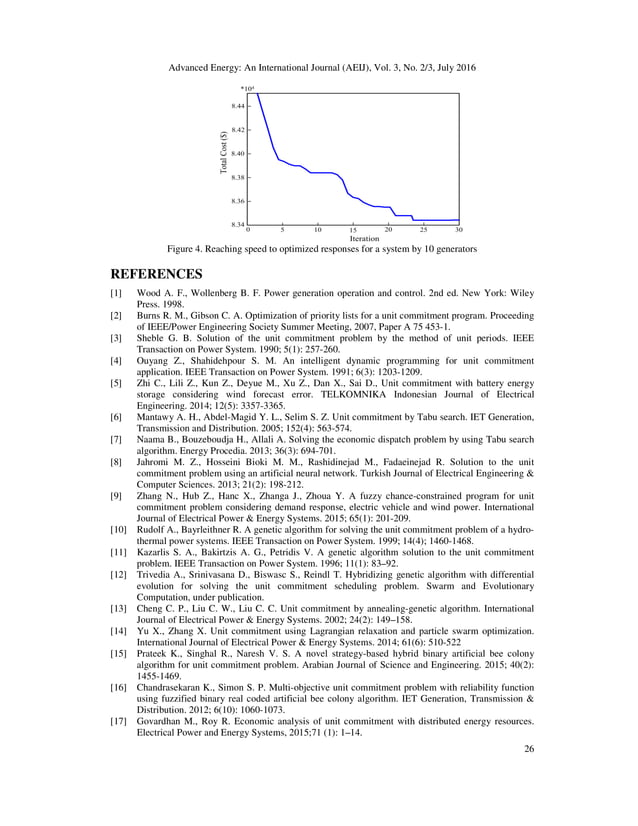 A MODIFIED ANT COLONY ALGORITHM FOR SOLVING THE UNIT COMMITMENT PROBLEM | PDF