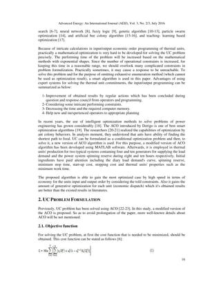 A MODIFIED ANT COLONY ALGORITHM FOR SOLVING THE UNIT COMMITMENT PROBLEM | PDF