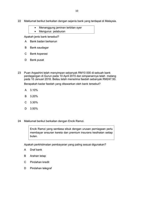 1. soalan modul 1 kertas 1 mpsm 2016 | PDF