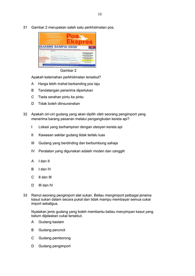 1. soalan modul 1 kertas 1 mpsm 2016 | PDF