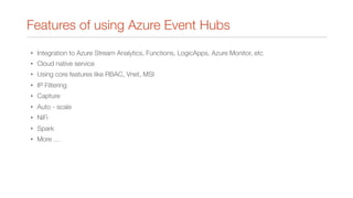 Sergii Bielskyi "Using Kafka and Azure Event hub together for streaming ...