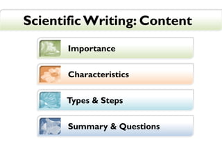 Introduction to scientific writing | PDF