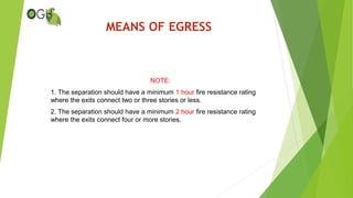 1. Means of Egress | PPTX