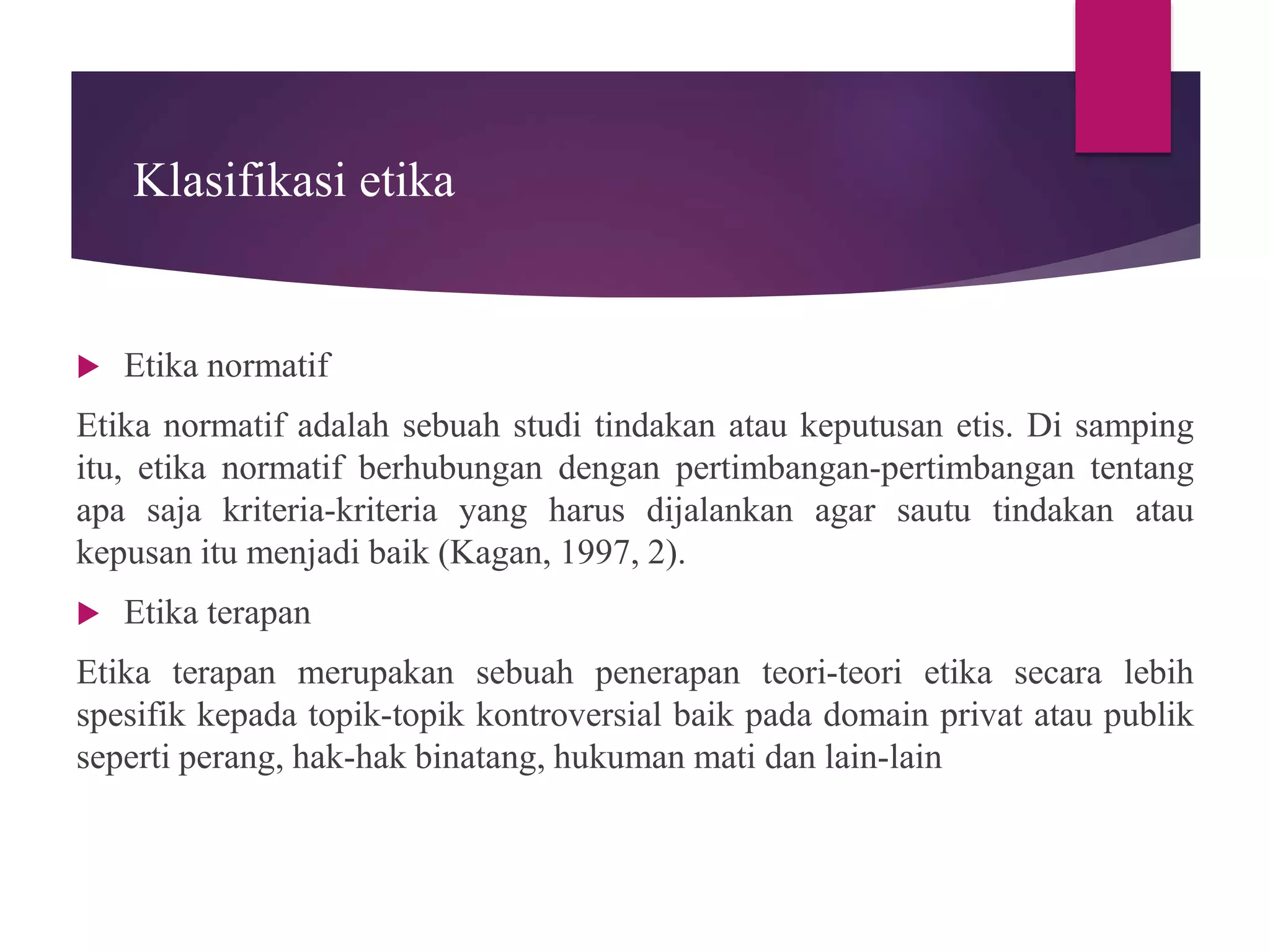 Etika dan Bisnis | PPTX