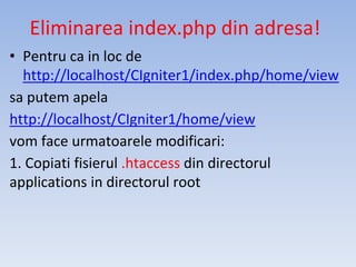 1. CodeIgniter 1 | PPTX