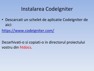 1. CodeIgniter 1 | PPTX